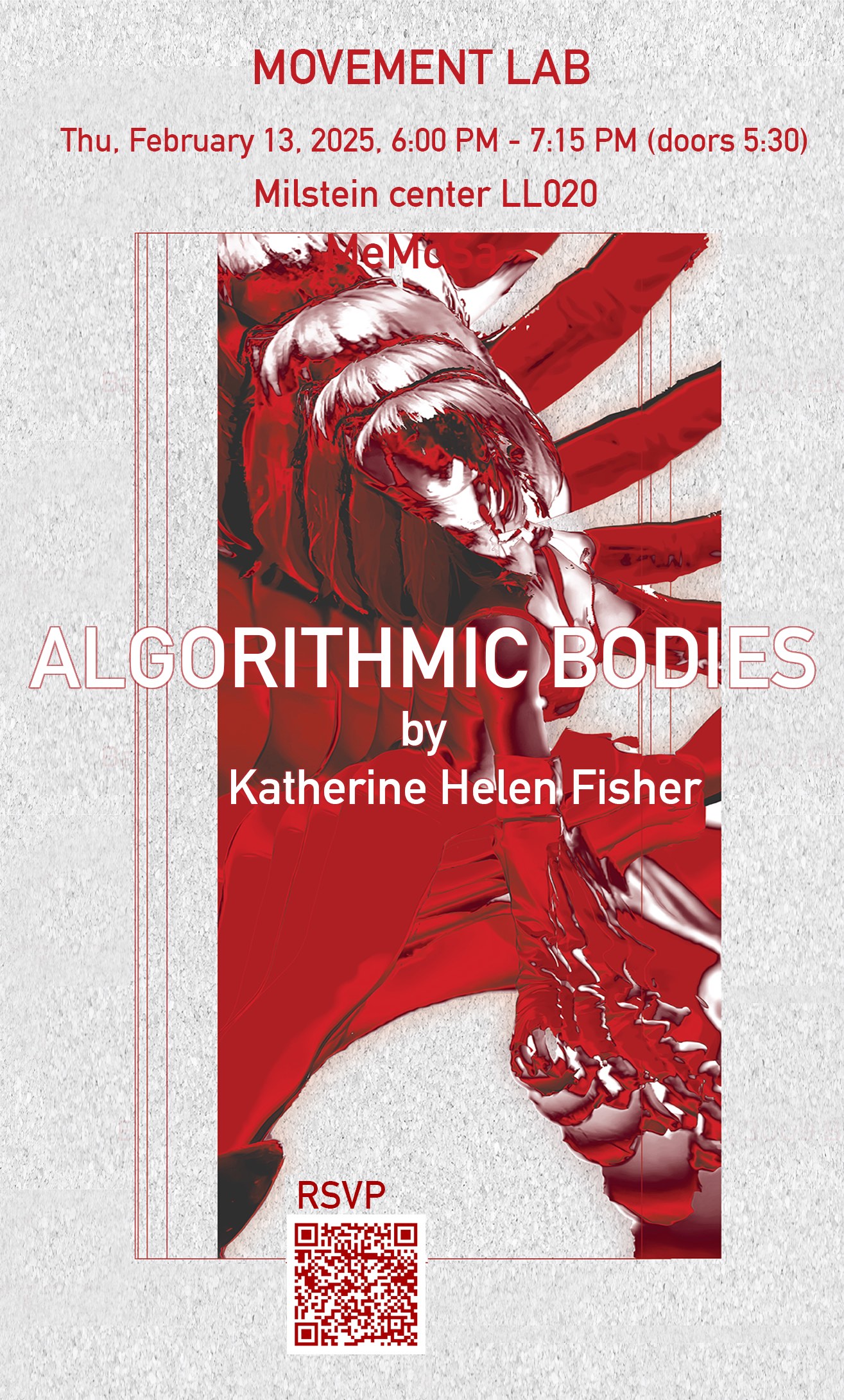 Movement Lab MeMoSa: Algorithmic Bodies by Katherine Helen Fisher | Barnard College
